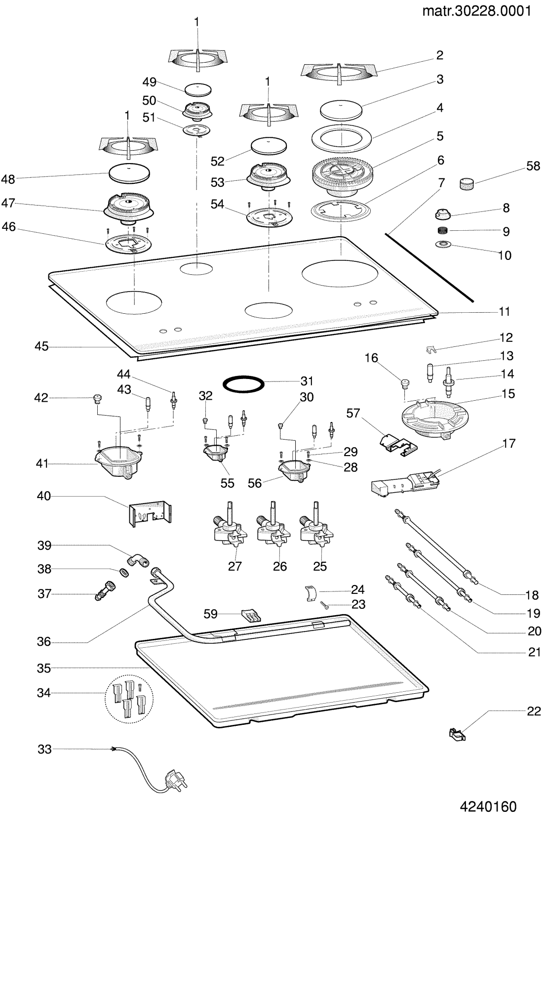 HOT POINT GD64SK Servis Whirlpool